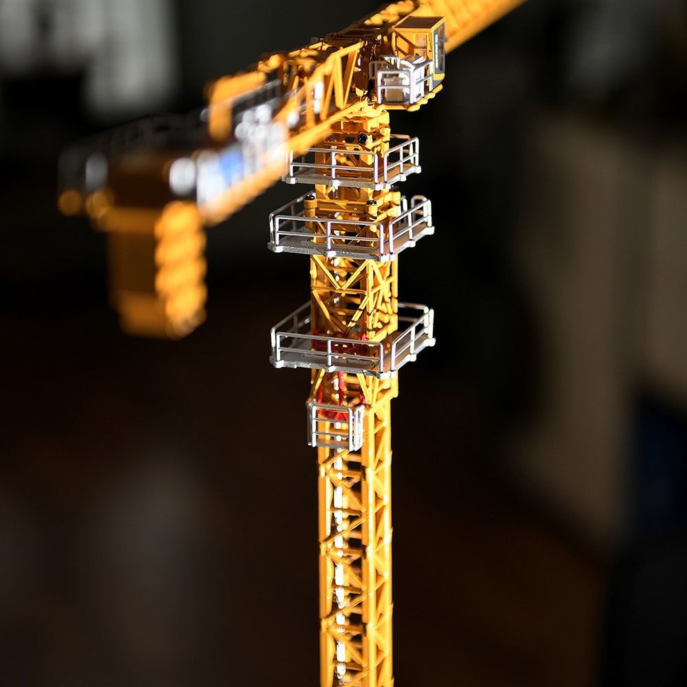 1: 100 XCMG XCMG 7532 Crane Flat Head Tower Hanging Model Independent ...