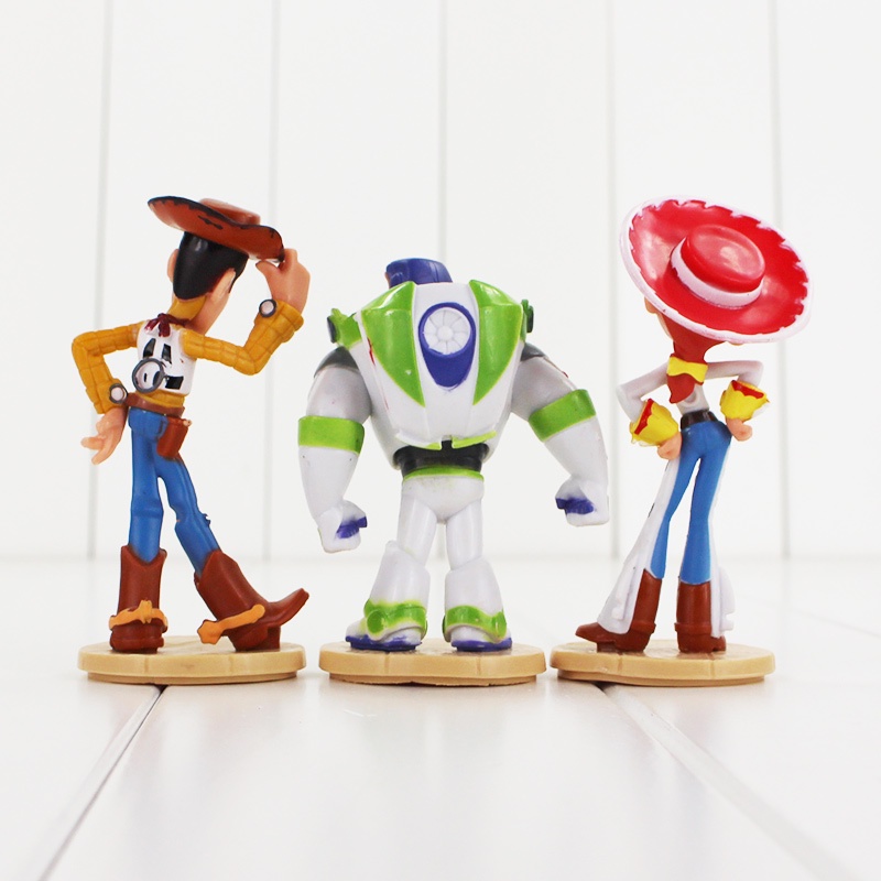 3Pcs/Set Disney Pixar Animation Studios Anime Toy Story Sheriff Woody ...