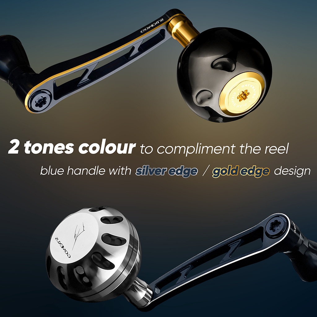 Gomexus Power Reel Handle with Titanium knob 70mm used For Shimano ...