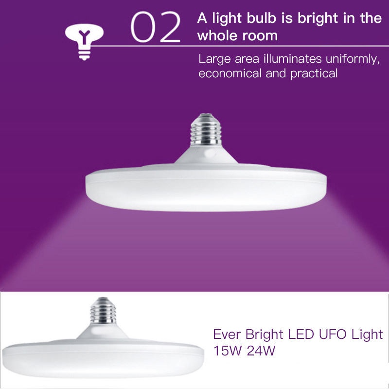 E27 LED Bulb 20-100W UFO Foco LED Lamp Ampoule LED Light Bulbs Cold ...