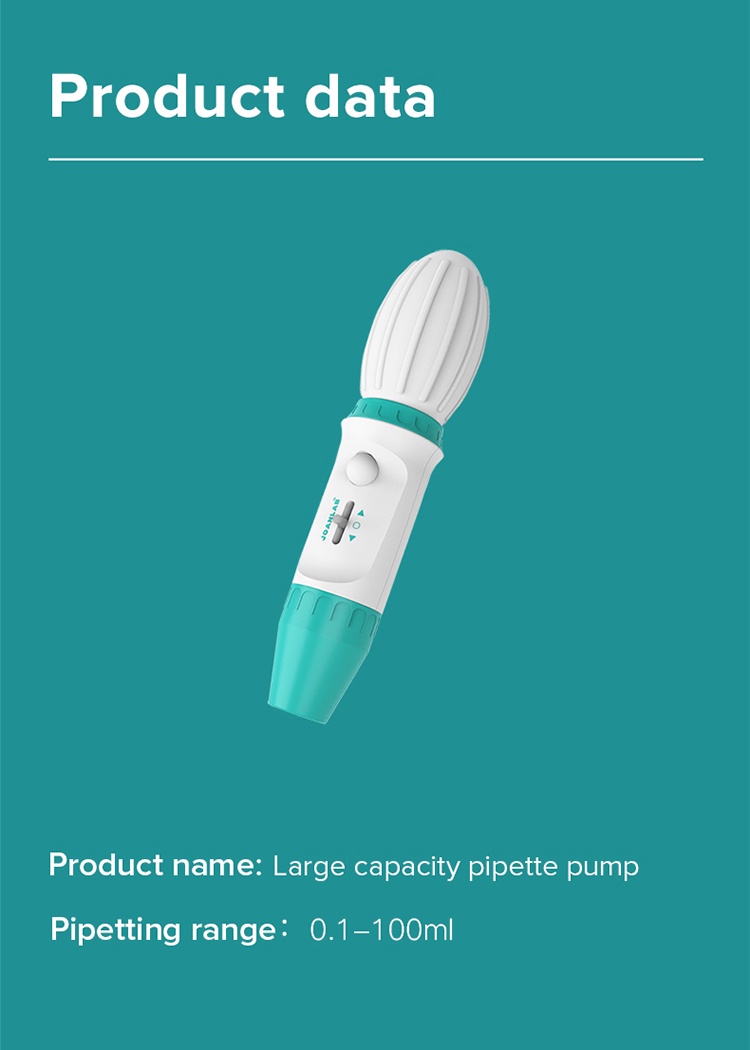 JOANLAB Pipette Large Volume Manual Pipette Pump Laboratory Liquid ...