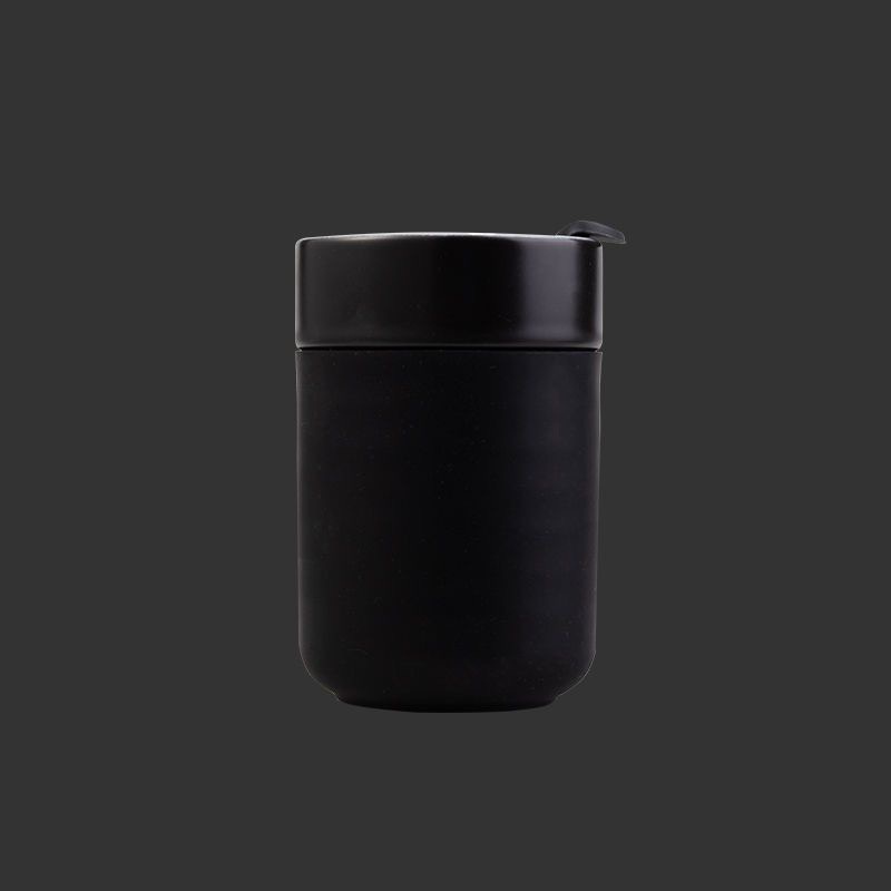 APPKER Ceramic Linner Thermos Cup Reusable Coffee Cup Travel Ceramic ...