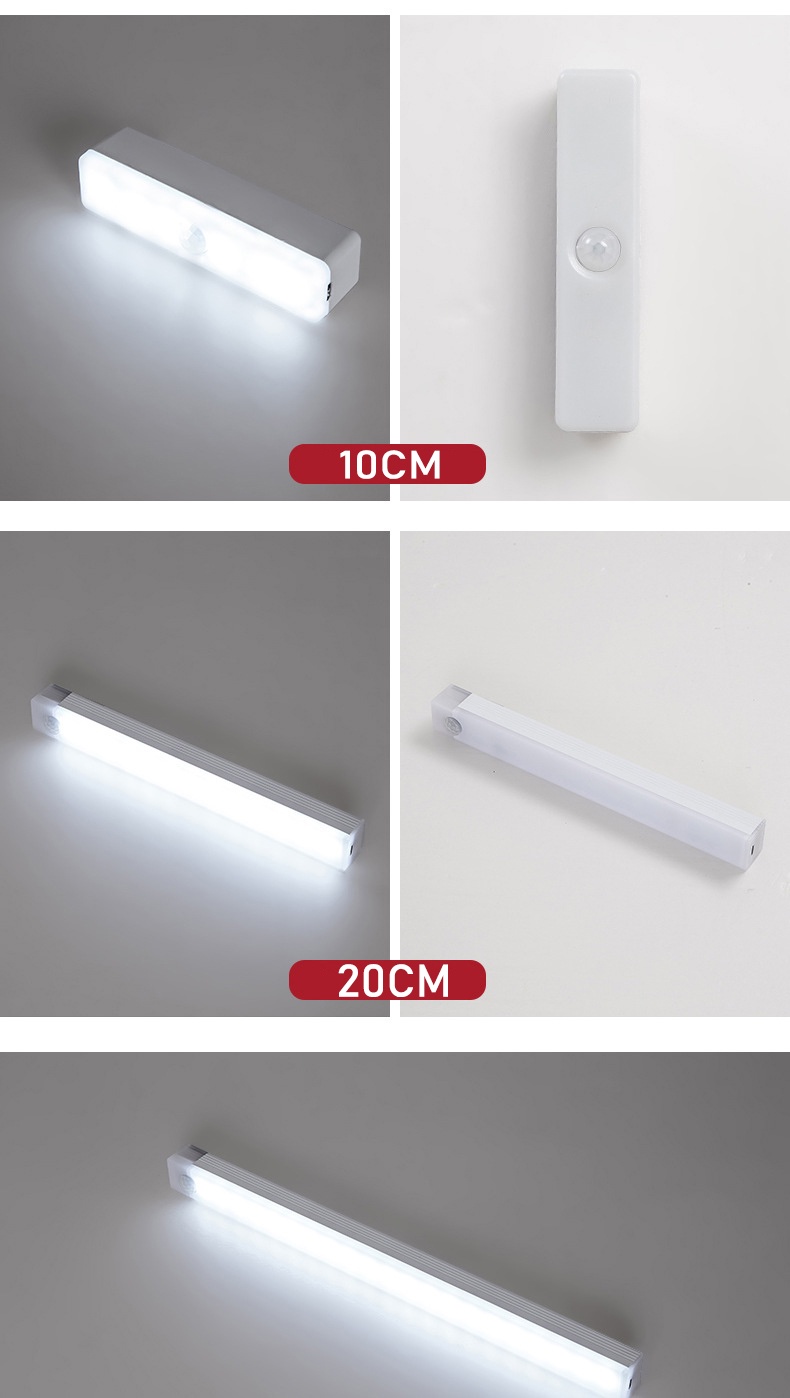 50Cm Wireless Led Sensor Light Smart Sensor Light Wardrobe Bedroom ...