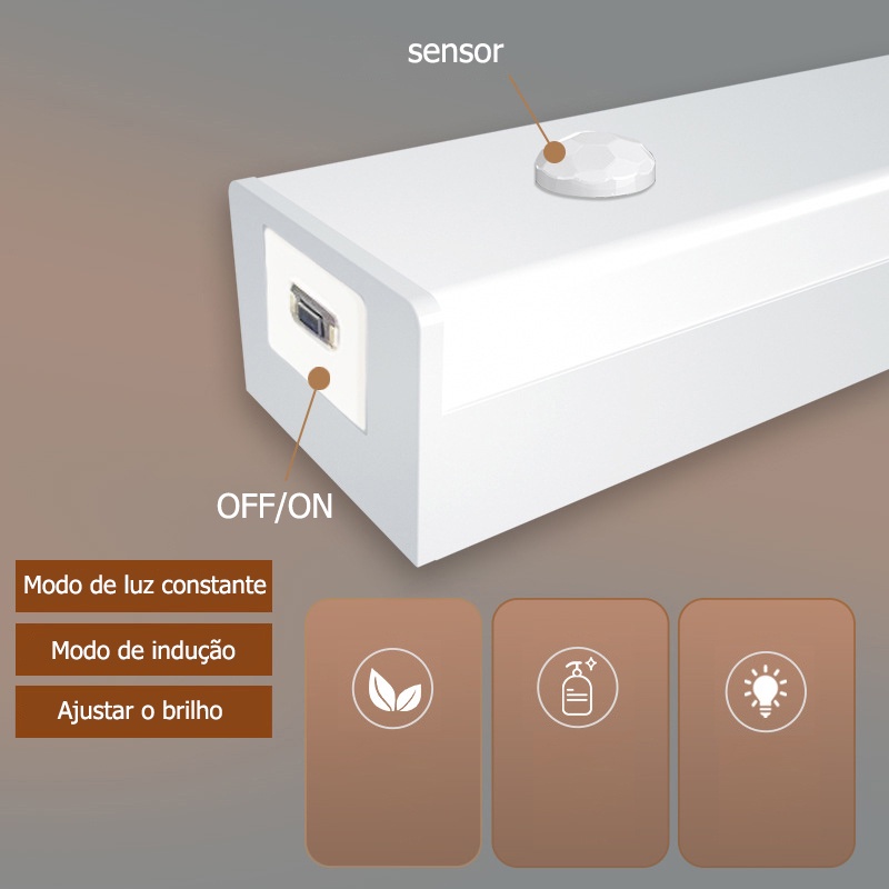 50Cm Wireless Led Induction Light Intelligent Induction Light Wardrobe ...