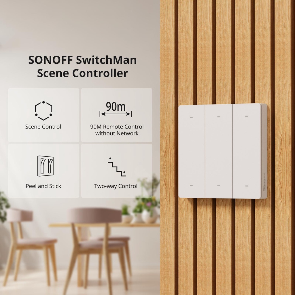 SONOFF R5 Scene Controller 6 Channel SwitchMan Wireless Remote ...