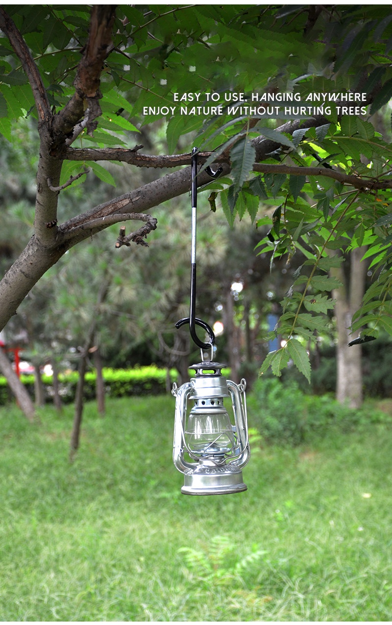 Camping Light Pole Hook Stainless Steel Tent Pole Lamp Hook ...