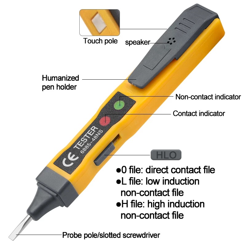 Electric Pen Type Non-Contact Voltage Detector AC Voltmeter Test ...
