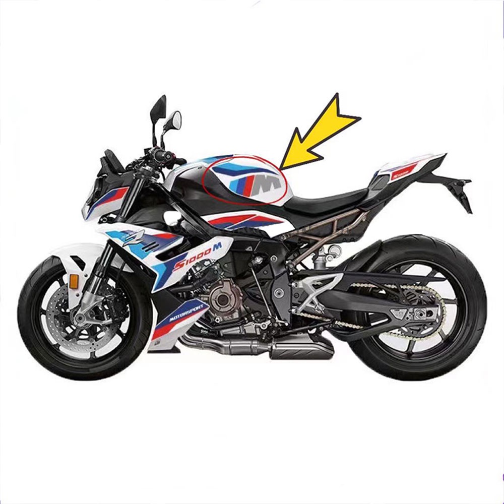 M tank sticker Dekor Sticker Motorsport tank Aufkleber For BMW S1000RR ...