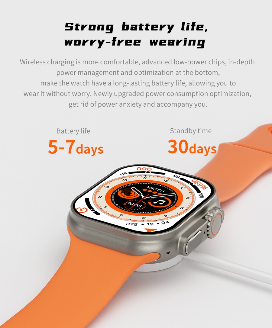 Smartwatch ultra series 8 iwo 16 ultra 8 watch clone 49mm smart watch ...