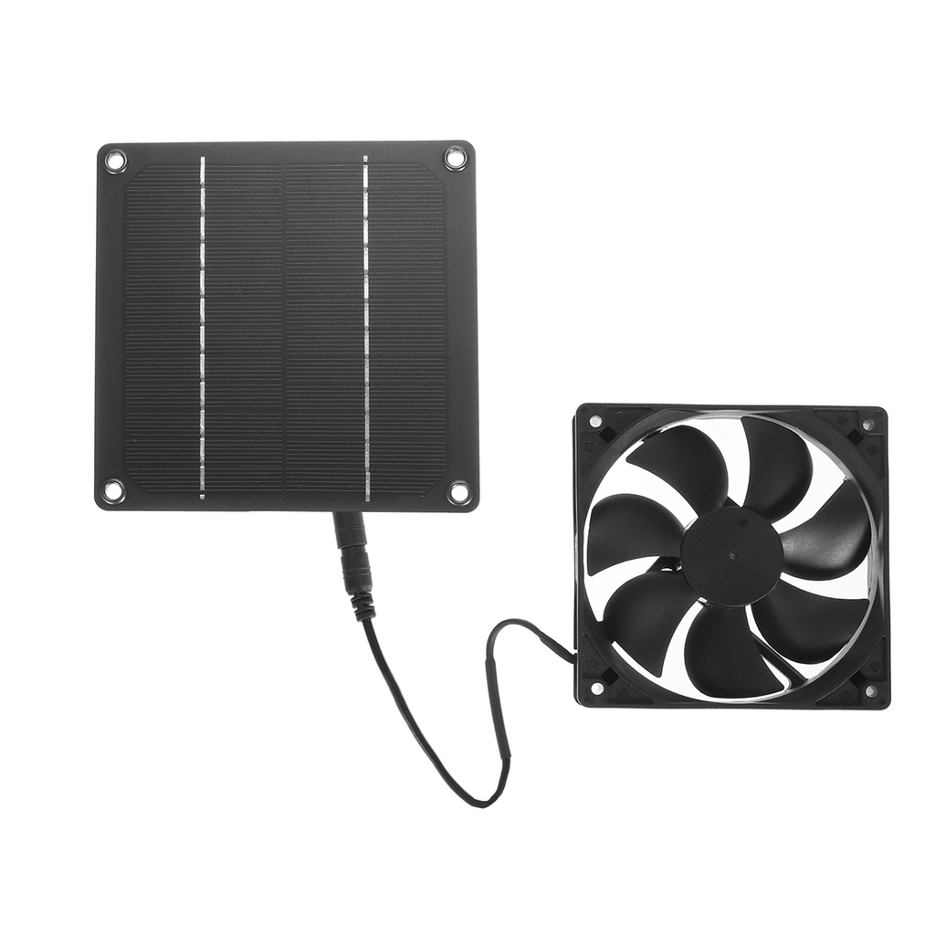 12V 50W Mini Portable outdoor solar panel exhaust fan IP65 greenhouse ...