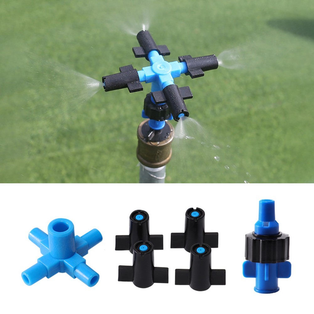 [EGY]4 Way Cross Atomizing Nozzle Drip Irrigation Sprayer Atomizing Sprinkler | Shopee Malaysia