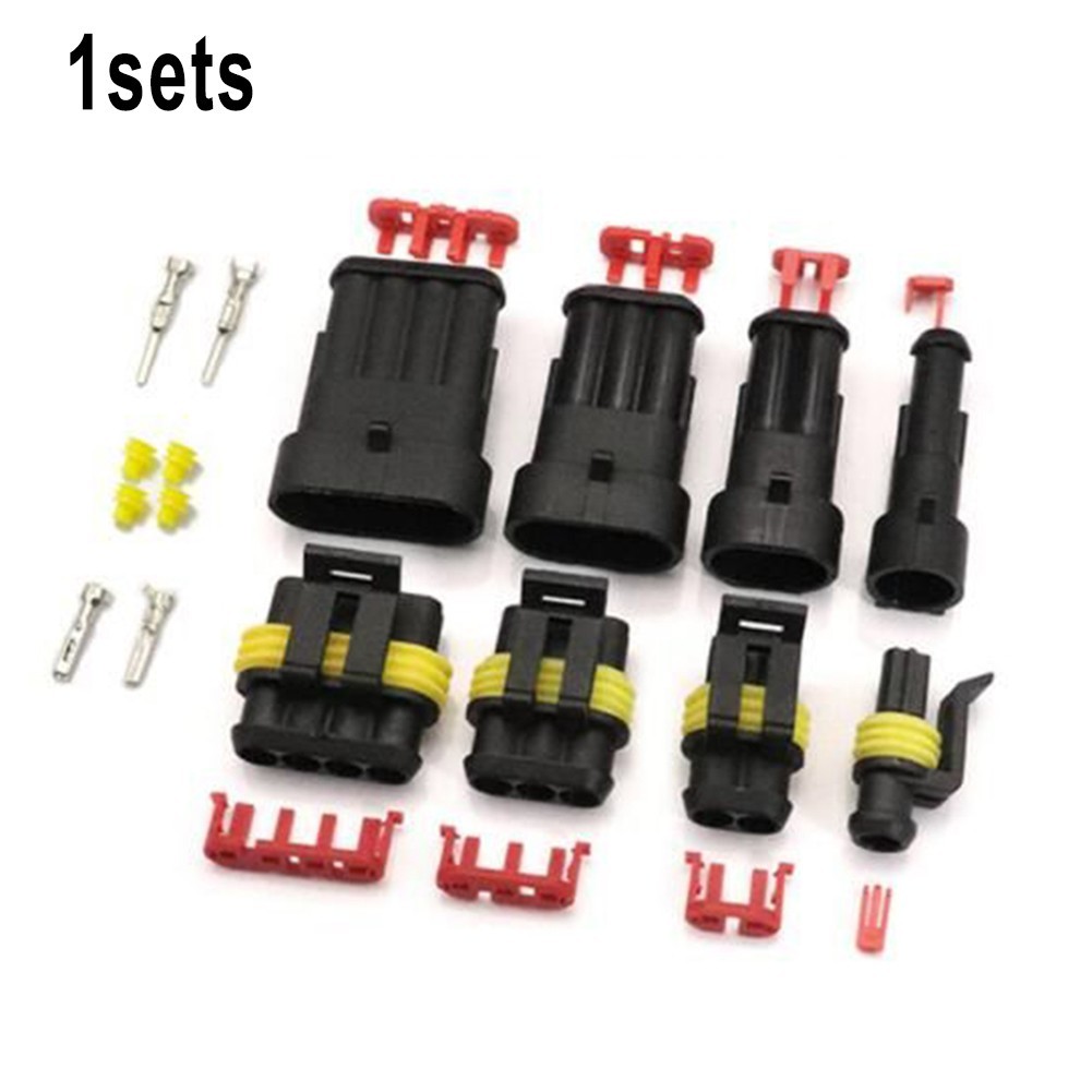 [AMAN HOT] Electrical Waterproof Connector 1 2 3 4 5 6 Pin Way ...