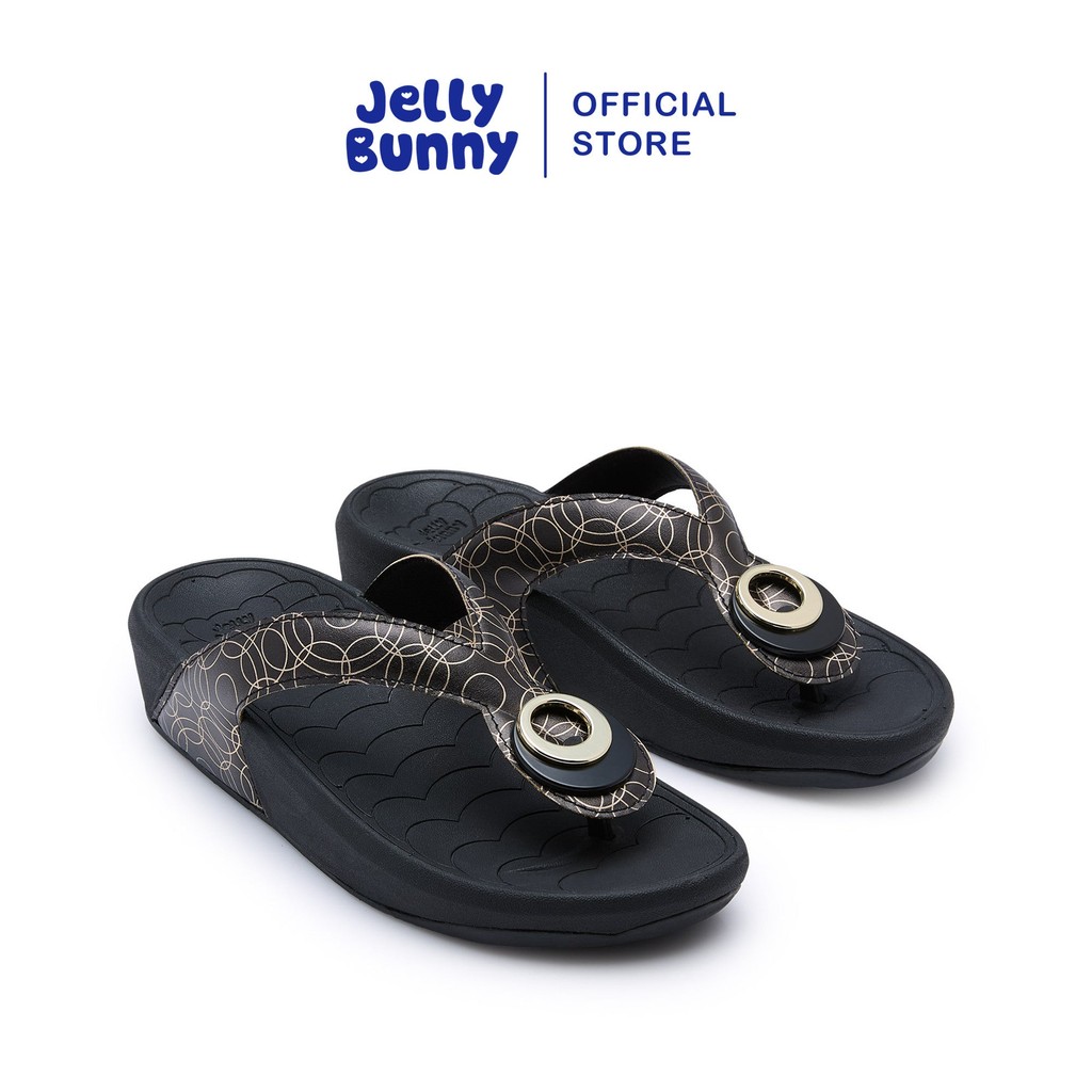 [EOS] JELLY BUNNY BUNNY TWIST CHIHARU FLIP FLOPS BLACK B25FSWA011 ...