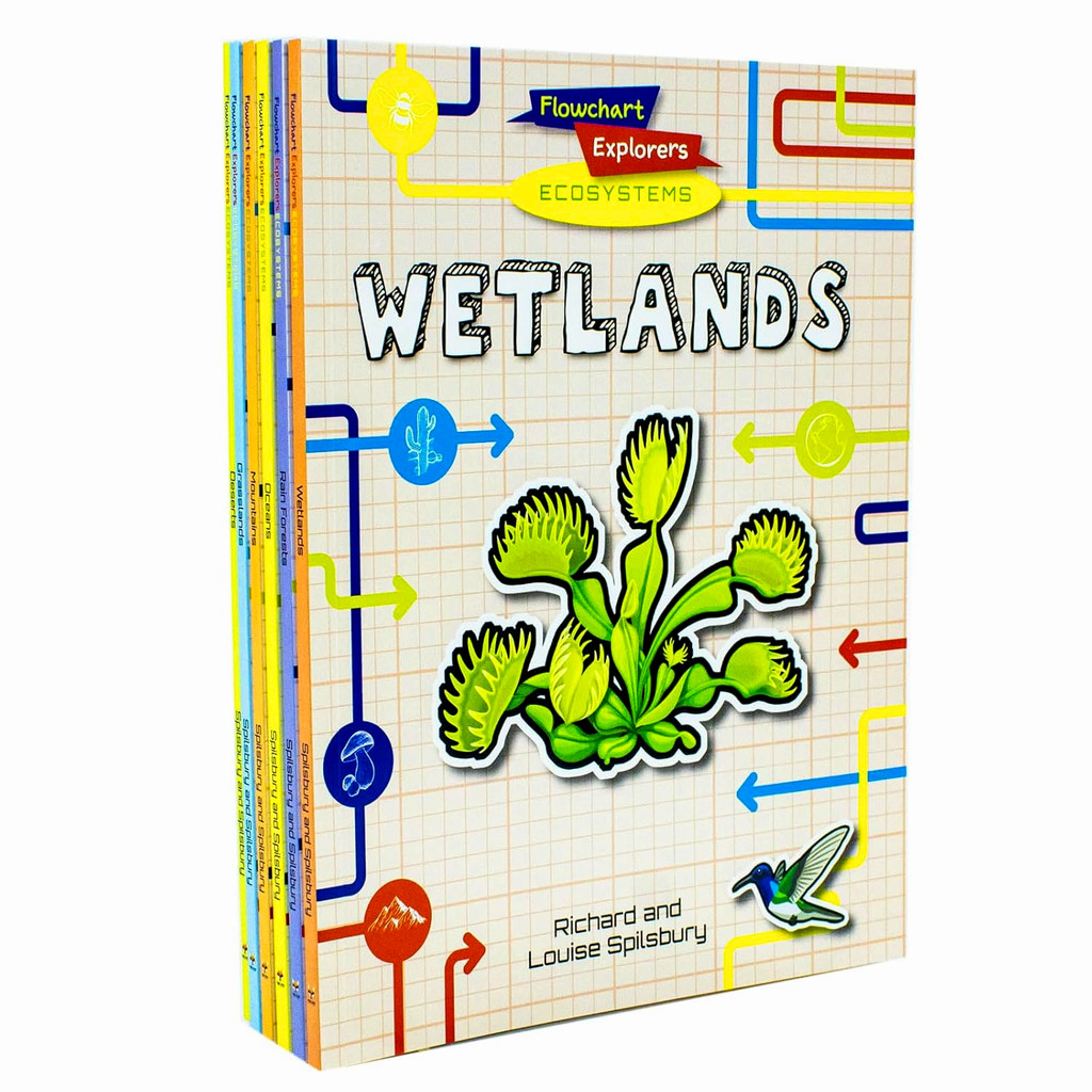 (BBW) FLOWCHART EXPLORERS ECOSYSTEMS STEM 6 GEOGRAPHY SCIENCE BOOKS SET ...