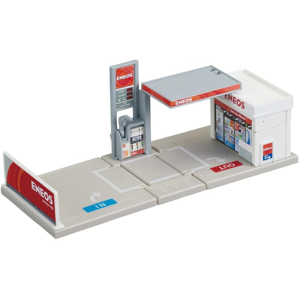 Takara Tomy Tomica Tomica Gas Station ENEOS Mini Car Toy for Ages 3 and ...