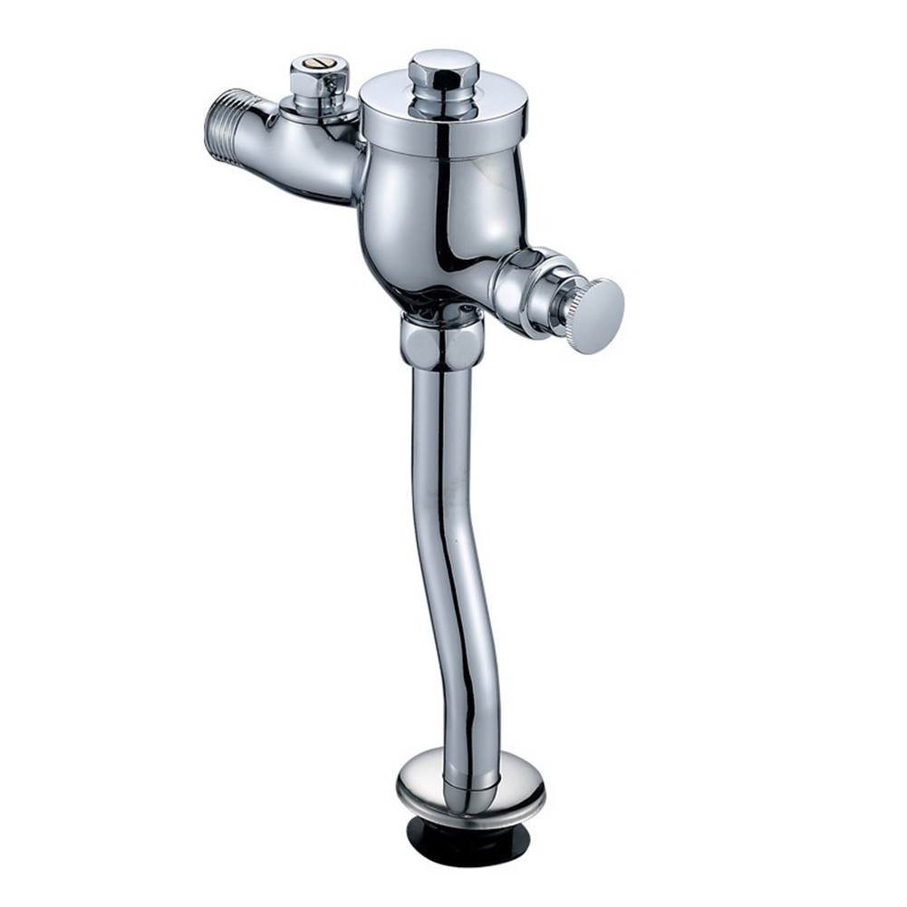 [BIG SALE] G1/2 Copper Time Delay Push Button Urinal Button Flush Valve ...