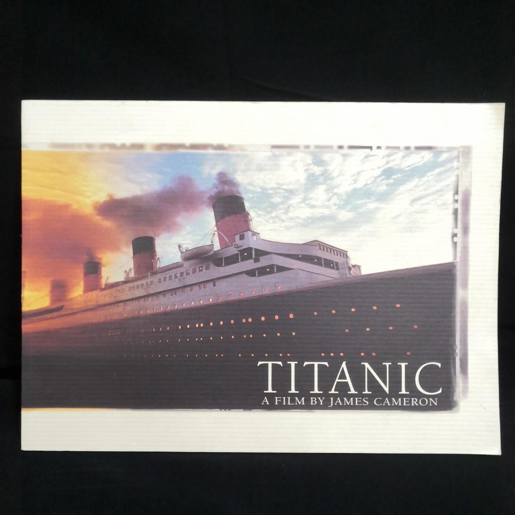 Rare discontinued Titanic A film by James Cameron movie poster booklet ...