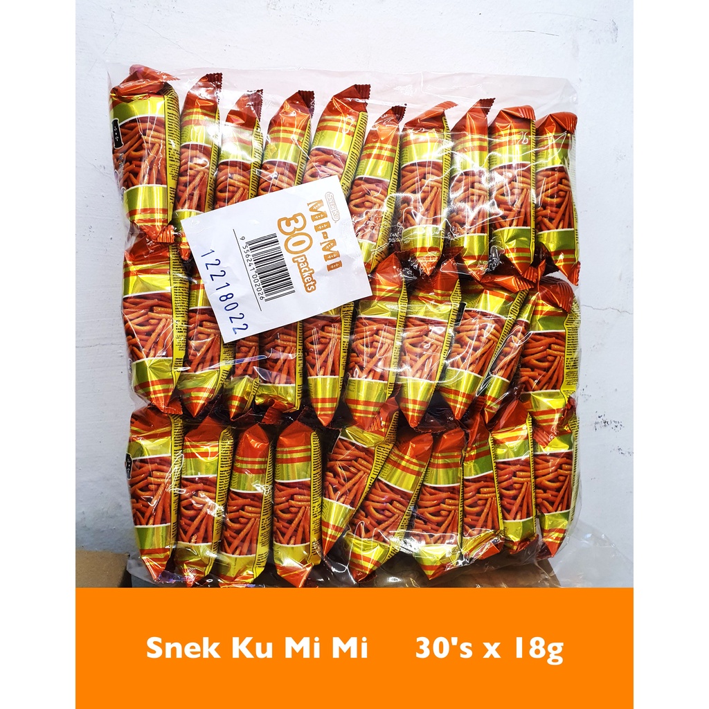 Snek Ku Mi-Mi Snack / 咪咪 古早味零食- 30‘s x 18g | Shopee Malaysia