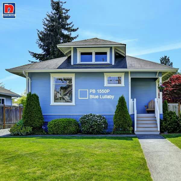 (EXTERIOR) NIPPON PAINT 1LT / 5LT BLUE LULLABY PB 1550P Cat Luaran ...