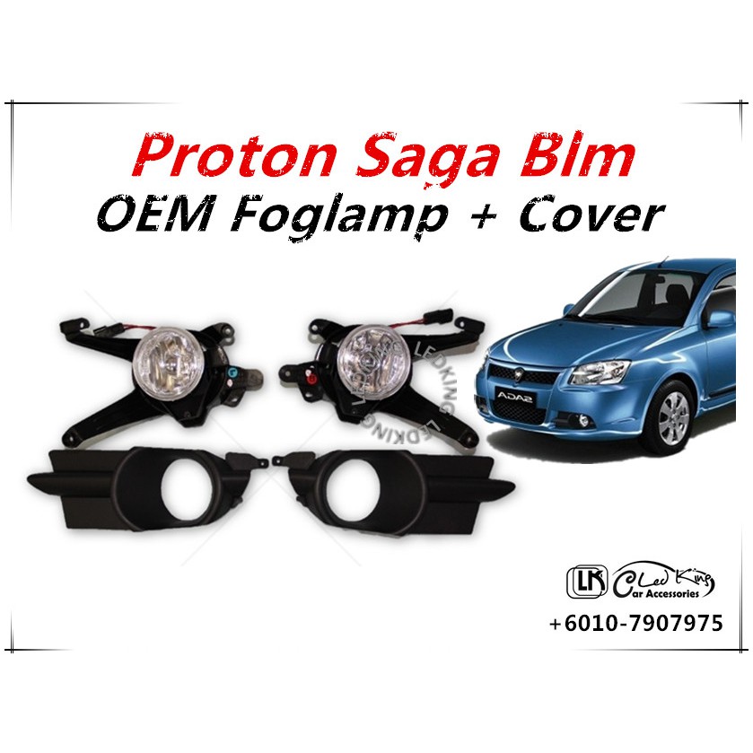 🔥 Ready Stock 🔥 Proton Saga Blm OEM Fog lamp Sport Light Set | Shopee ...