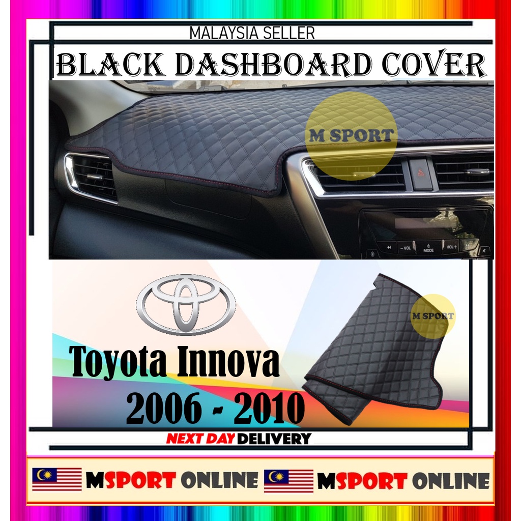 Toyota Innova 2006 - 2010 Dashboard Cover Black (100% Made in Malaysia ...