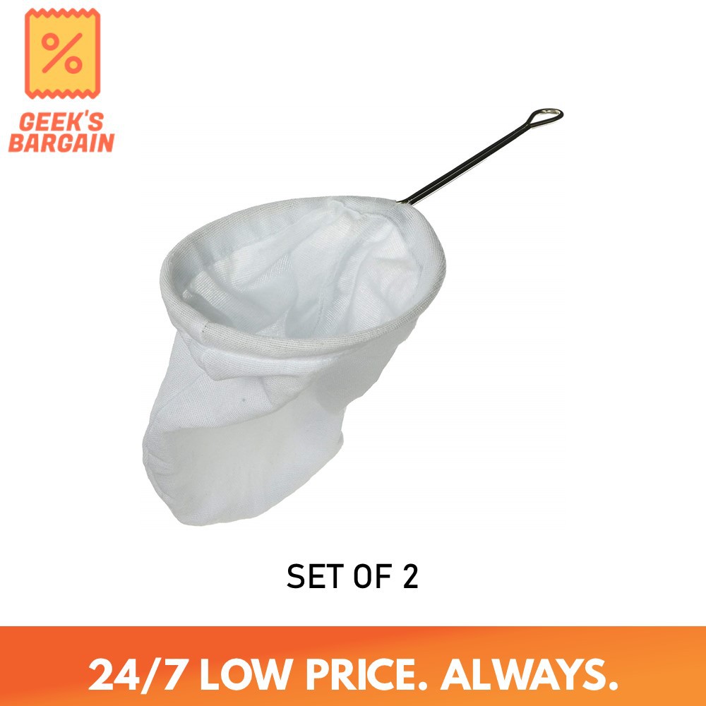 Reusable Nylon Coffee Tea Strainer Filter Penulas Kopi Teh[2 in 1 Set ...