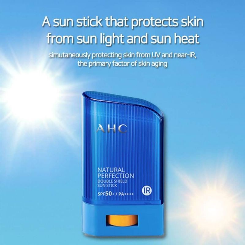 AHC NATURAL PERFECTION DOUBLE SHIELD SUN STICK SPF50++ 14g or 22g | Shopee Malaysia