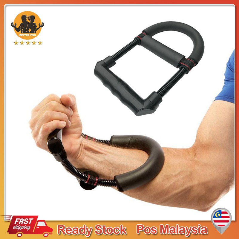 💪【Ready Stock】Spring Wrist Hand Forearm Gripper Muscle Strength ...