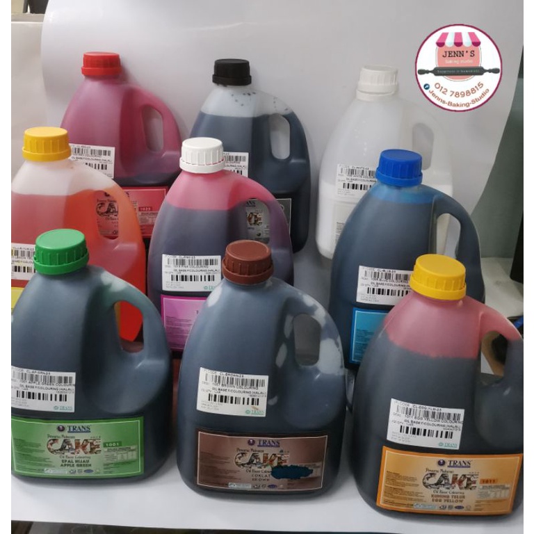 Trans Food Colouring Oil Base 500g 食用色素 500g B | Shopee Malaysia