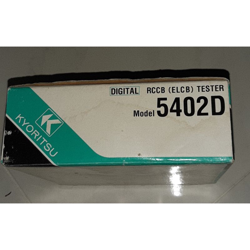 Kyoritsu Digital RCCB (ELCB) Tester Model 5402D (USED) | Shopee Malaysia
