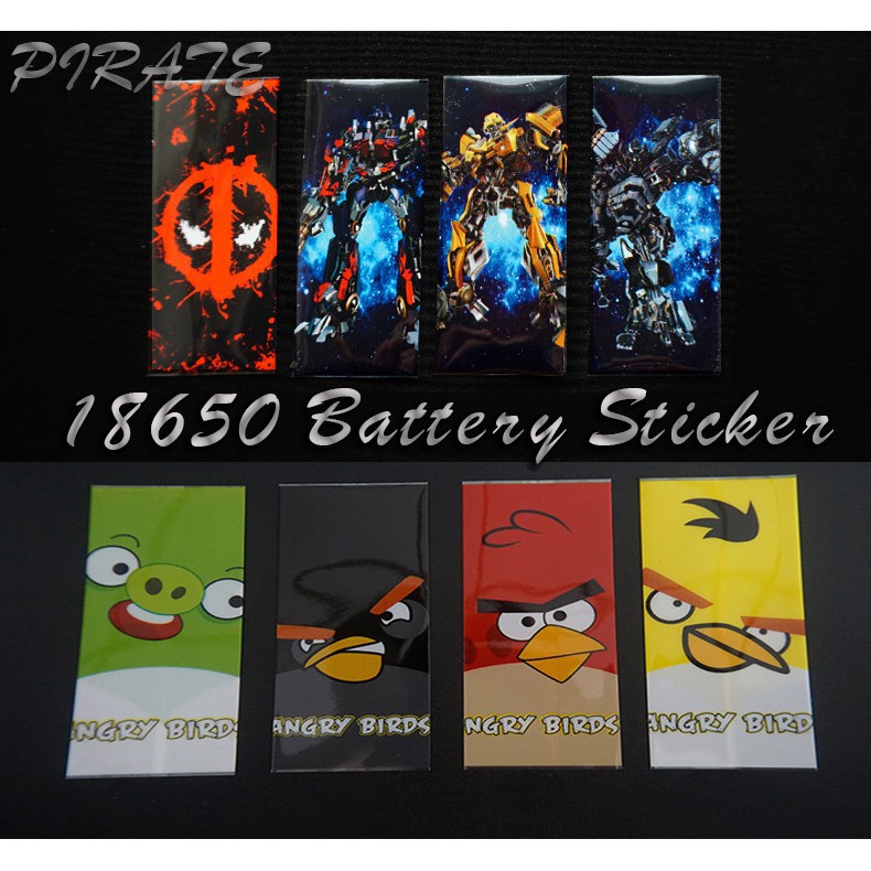 18650 Fashion Battery Wraps Skin Sticker Heat Shrinkable | Shopee Malaysia