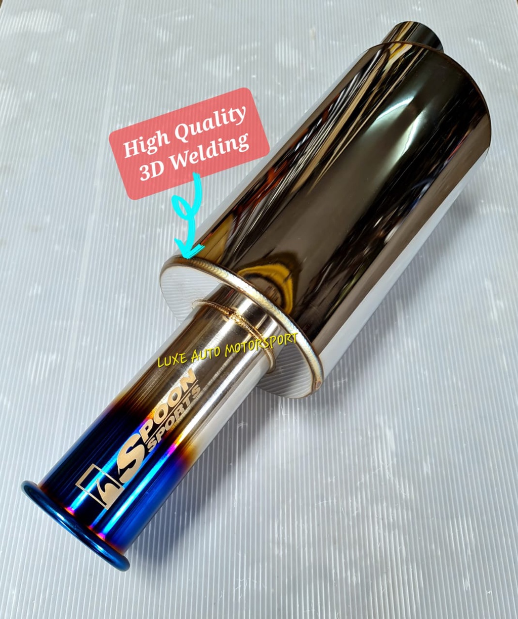 Spoon N1 Racing Sport Muffler Ekzos Spoon N1 (Good Quality and Thick ...