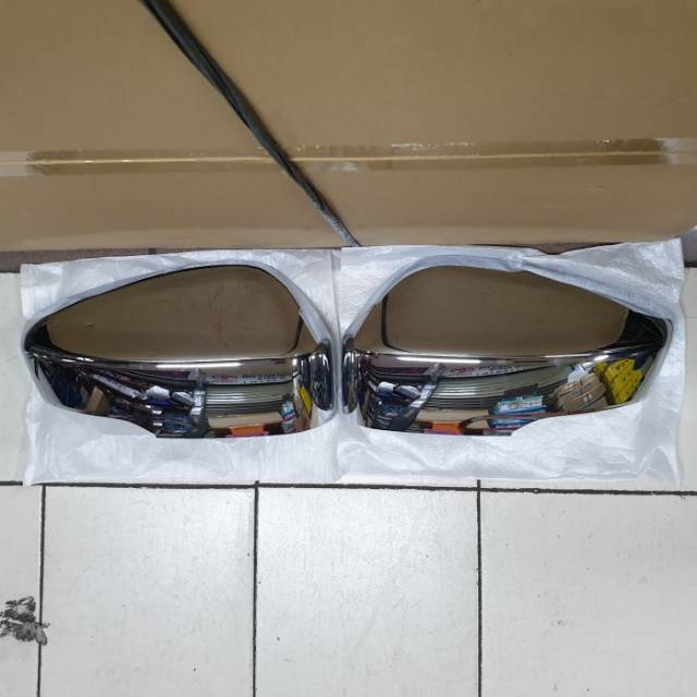 Original Mitsubishi Xpander Chrome Rear View Mirror Cover | Shopee Malaysia