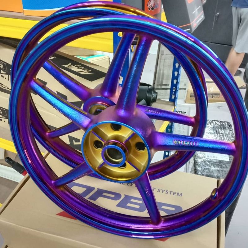 Sport Rim SP 522 Titanium Yamaha 125 125Z 125ZR / LC135 5 Speed / Y15 ...