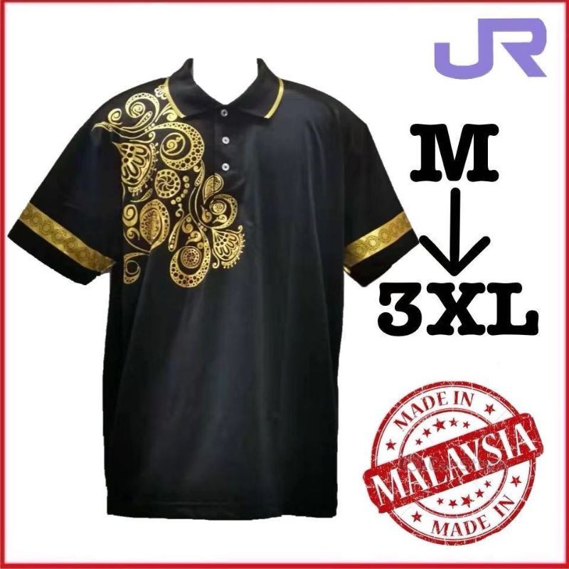 Baju Collar Corak Batik Istimewa ®(M~XXXL) | Shopee Malaysia
