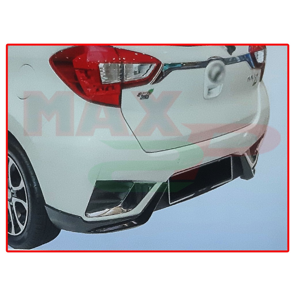 Perodua Myvi (2018) GU Style Rear Back Skirt Skirting Bumper Lower Lip ...