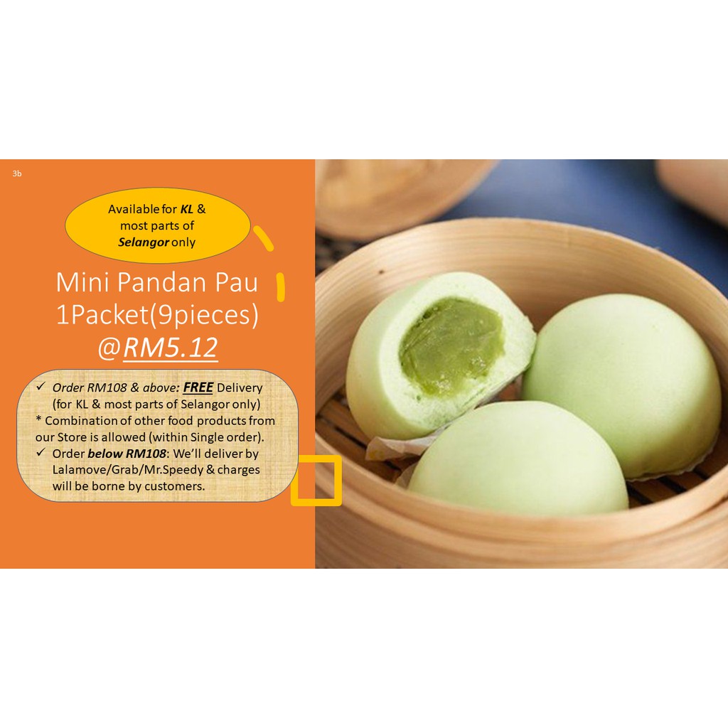 Mini Pandan Pau 1Pkt (9pcs) | Shopee Malaysia