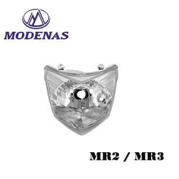 MODENAS MR2 / MR3 HEAD LAMP ASSY // LAMPU DEPAN BESAR FRONT LIGHT ...