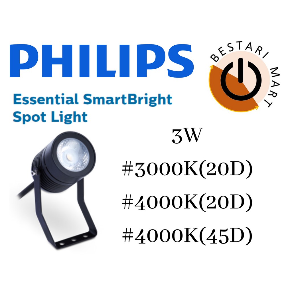 PHILIPS BGP150 3W (3000K 20D / 4000K 20D / 3000K 45D / 4000K 45D) GM ...