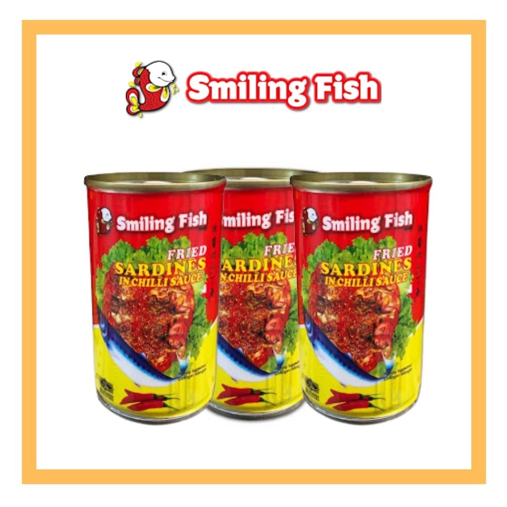 Sardin pedas || Smiling Fish Fried Sardines in Chilli Sauce (155g ...