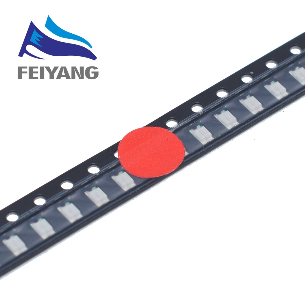 100pcs 1206 SMD LED Red/White/Blue/Green/Orange/Yellow/Pink/Purple UV ...