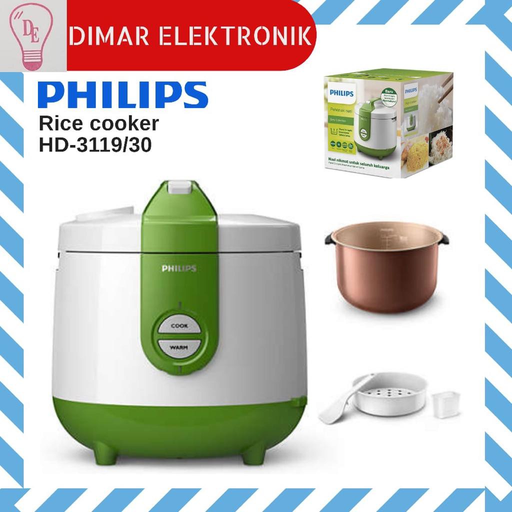 Philips HD3119 Rice Cooker 2 liters mixed colors | Shopee Malaysia