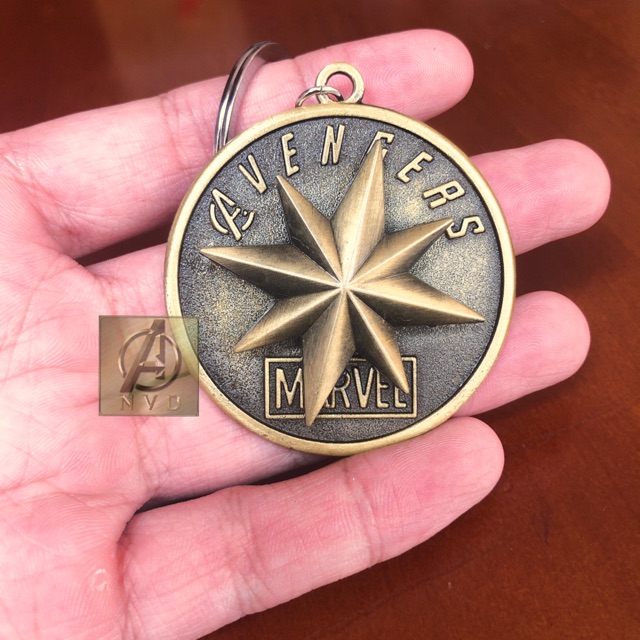 Rotating Marvel Captain Marvel keychain | Shopee Malaysia