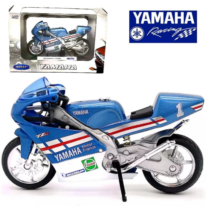 Welly 1:18 Yamaha TZ250M Motor France 1994 Racing Bike GP Diecast ...