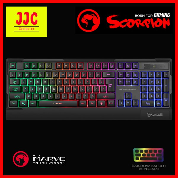 MARVO K606 SCORPION MEMBRANE GAMING KEYBOARD | Shopee Malaysia