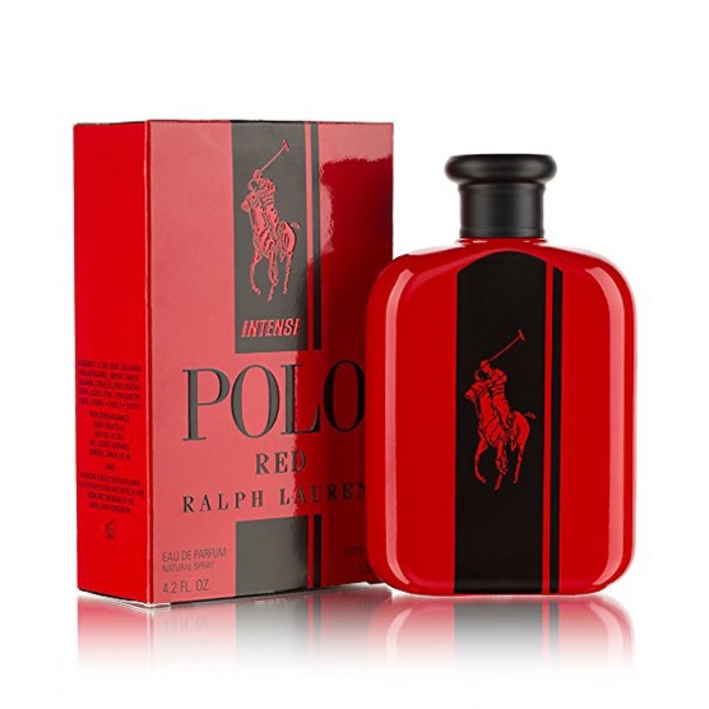 ORIGINAL Ralph Lauren Polo Red Intense 125 ML EDP Men Perfume | Shopee ...