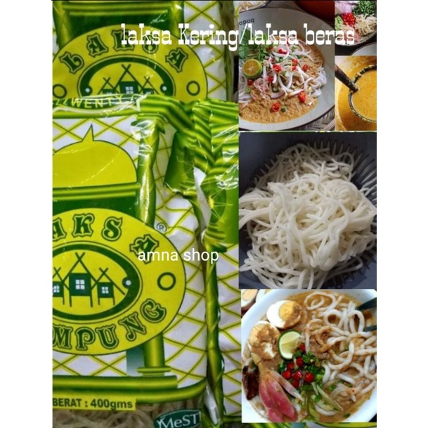 🔥💯Origanal🔥Laksa kampung halus/Laksa Kering 400gram | Shopee Malaysia