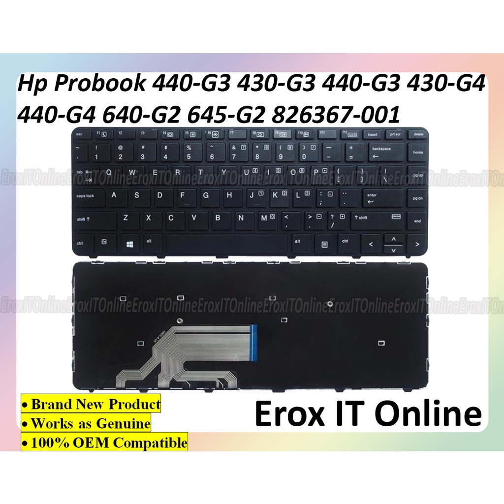 Hp Probook 440-G3 430-G3 440-G3 430-G4 440-G4 640-G2 645-G2 Series ...
