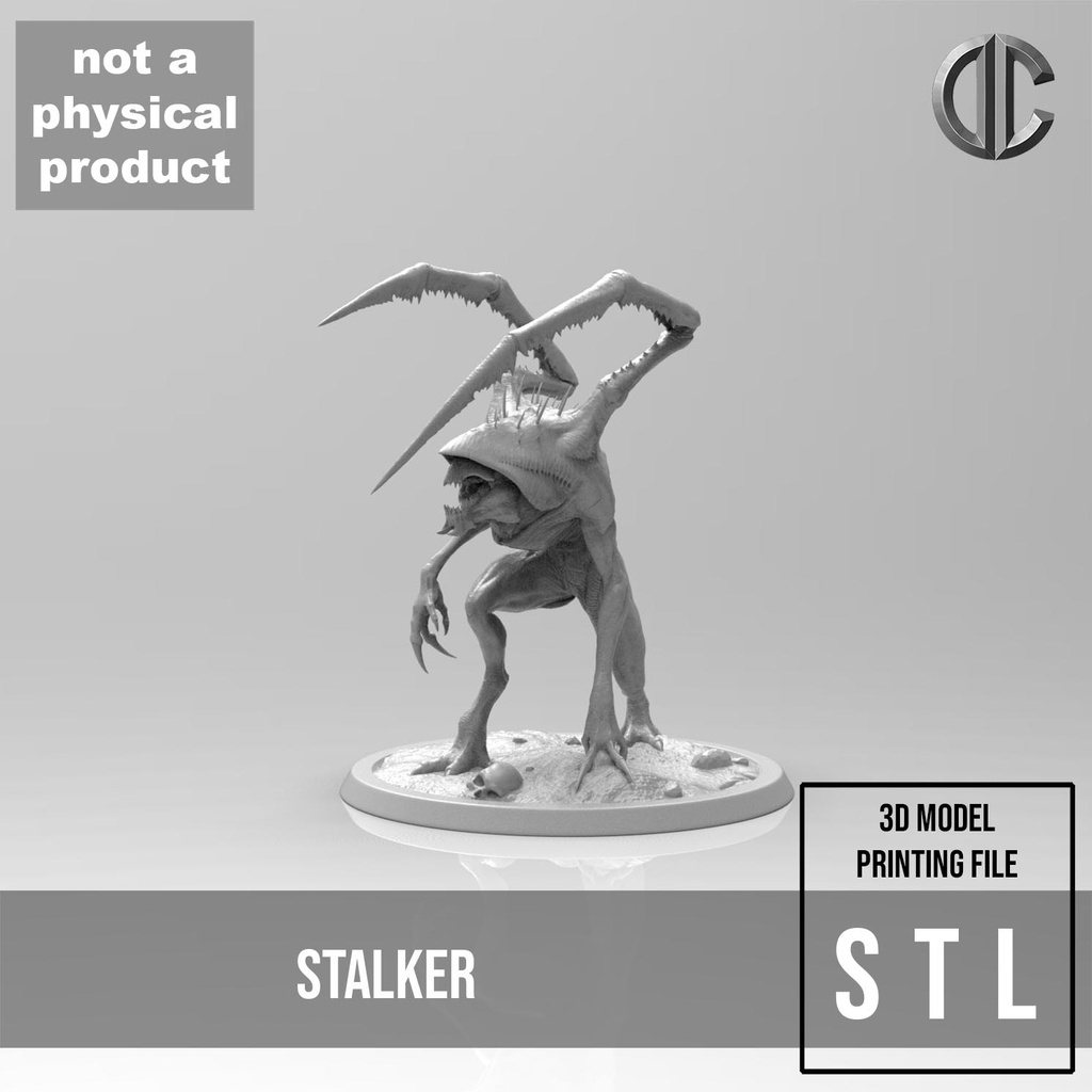 ( DIGITAL ) E206 - Legendary creature design, The Stalker monster ...
