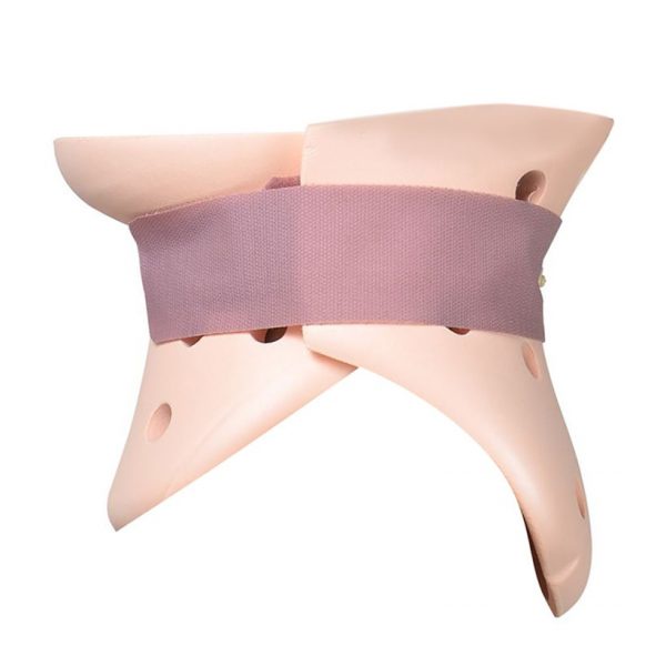 Hard neck brace first aid for cervical vertebrae after injury or ...